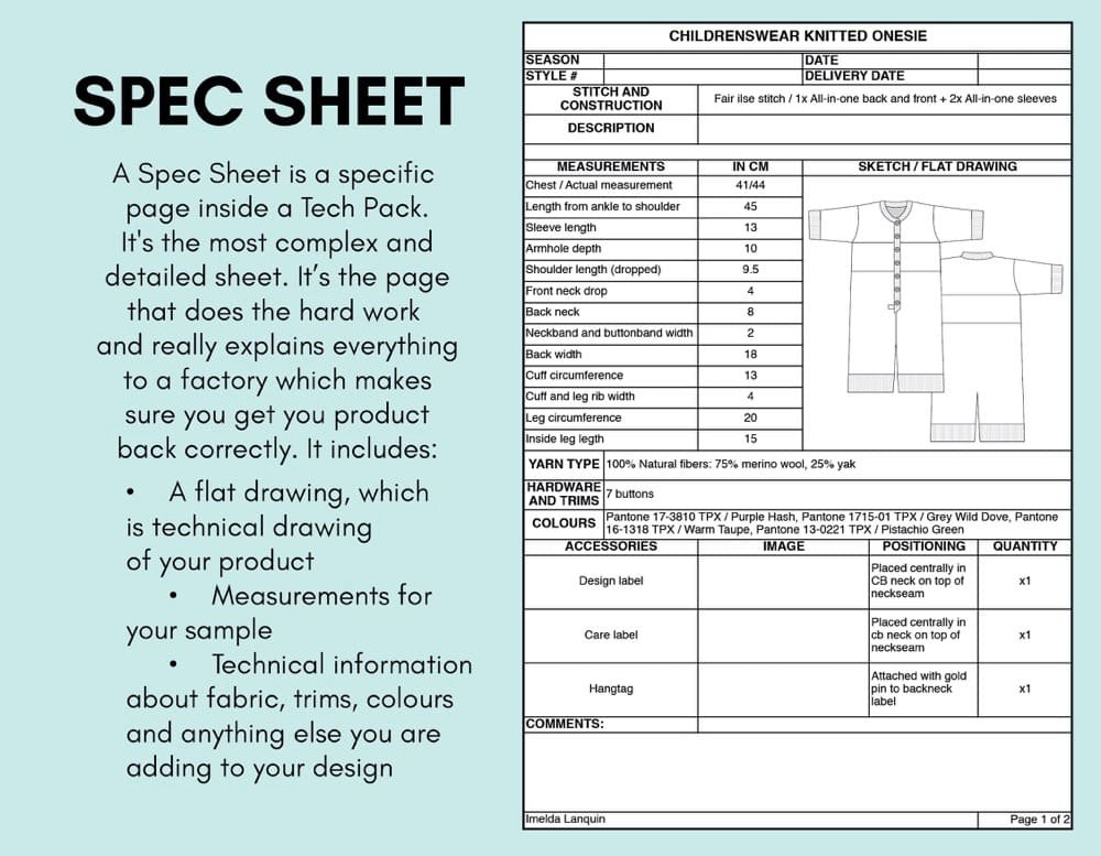 Complete Guide How To Make Product Specification Sheets 