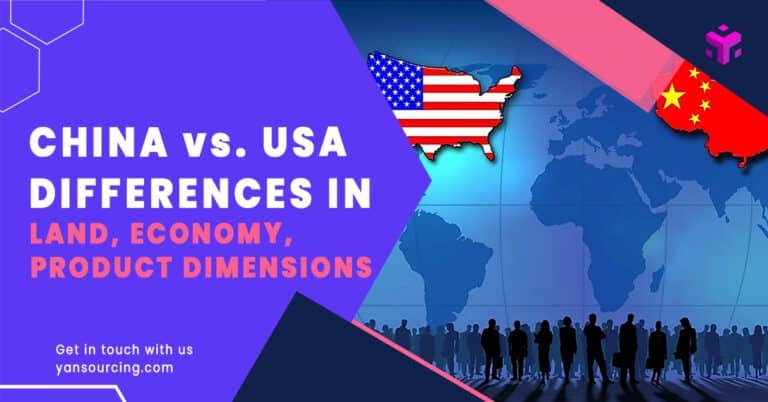 China Size Vs US Size Differences in Land, Economy, and Product Dimensions
