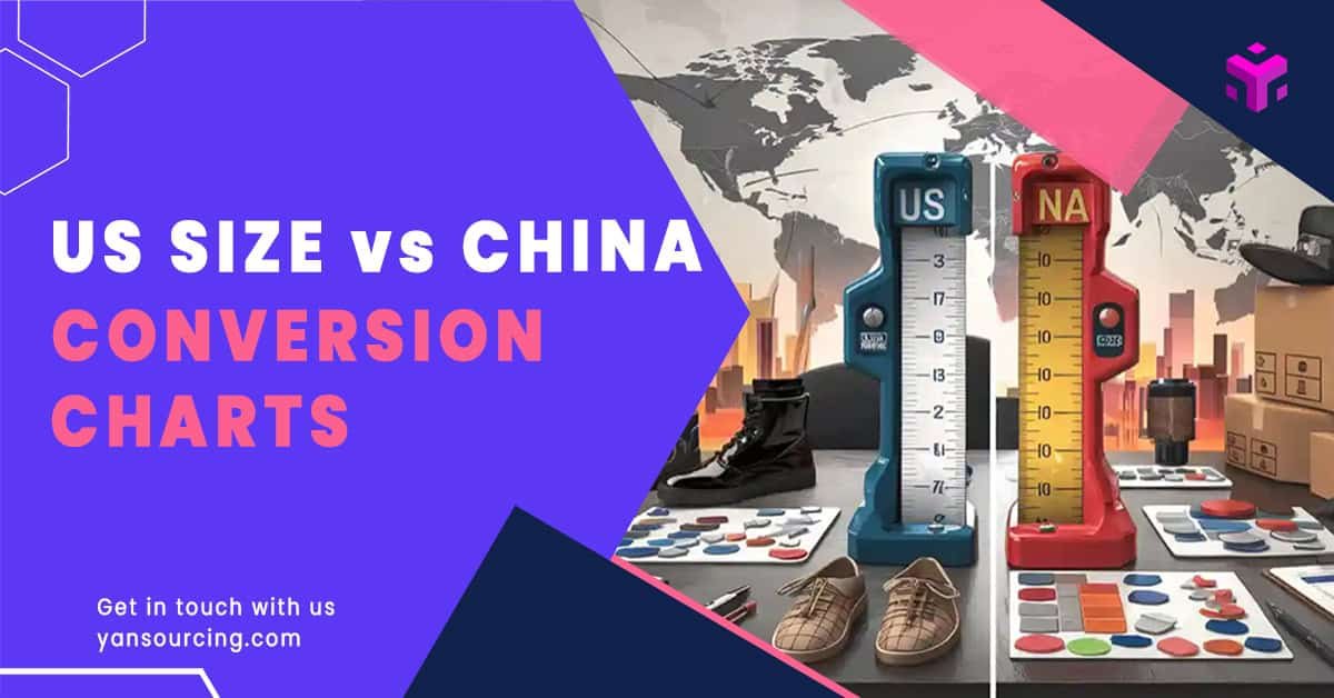 US Size Vs China Conversion Charts for Sourcing Products